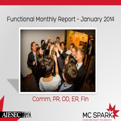 Monthly functional report january | PPT