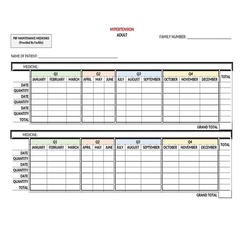 monthly maintenance spreadsheet for monitoring | DOCX