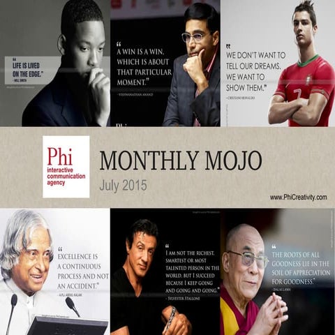 Motivational quotes to boost your mojo - brought to you by Phi Creative ...