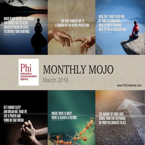 Motivational quotes to boost your mojo - brought to you by Phi Creative ...