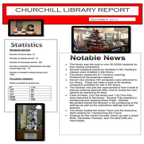 Monthly report dec 2013 | PDF