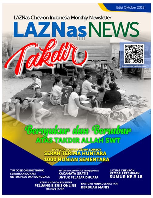Monthly Report LAZNas Chevron Edisi September 2020 | PDF
