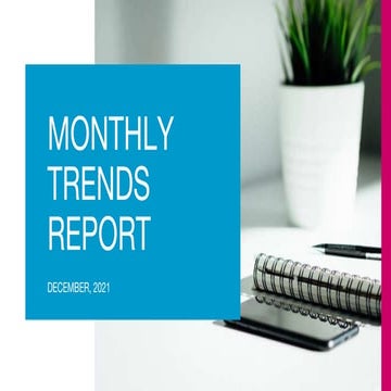 Monthly Trends Report: December | PPTX