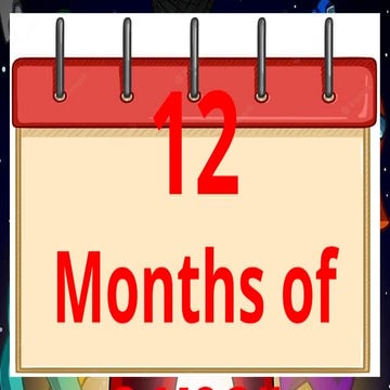 Learning the Months of the Year in English and Thai with Birthday ...