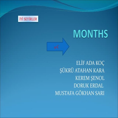 Months of the year | PPT