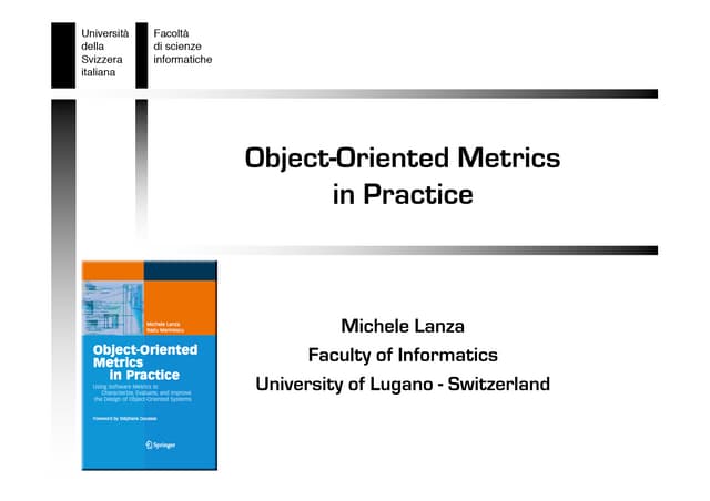 Object-Oriented Metrics in Practice | PPT Object-Oriented Metrics in Practice | PPT