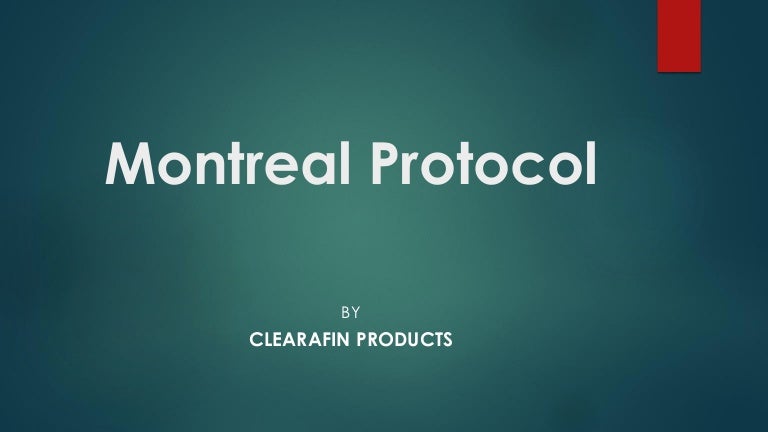 Montreal protocol 1