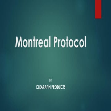 Montreal protocol 1 | PDF