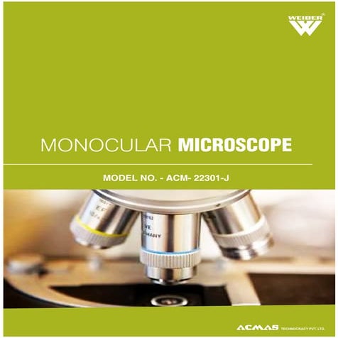 Modular Microscope by ACMAS Technologies Pvt Ltd. | PDF