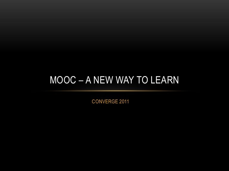 Mooc a new way to learn - dropbox contribution by coach carole