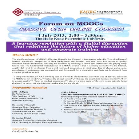 Mooc presentation | PPTX