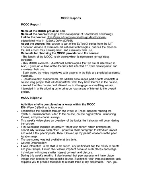 Reflection Project | PPT