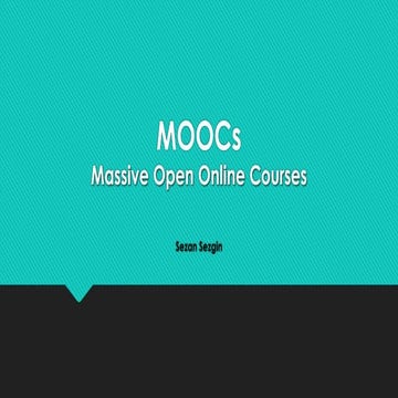 Moocs | PPT