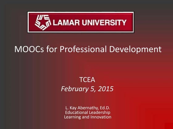 MOOCs | PPT