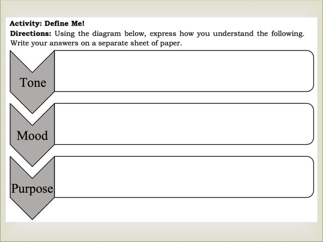 Tone and mood | PPTX