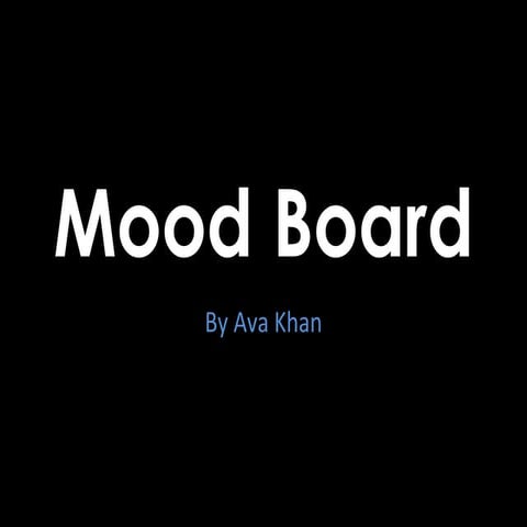 Mood Board | PPT