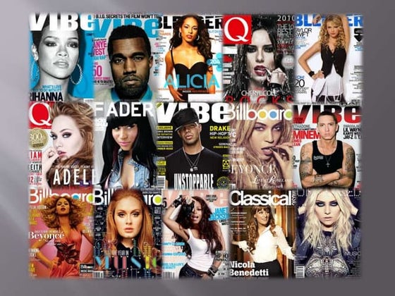 Magazine cover and double page spread | PPT