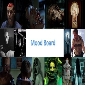Mood board horror | PPTX