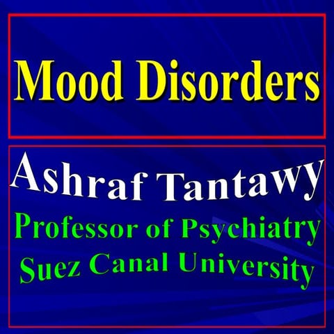 Mood disorders | PPT