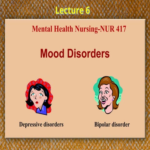 Nursing Care Plan for Mood Disorders ppt | PPTX