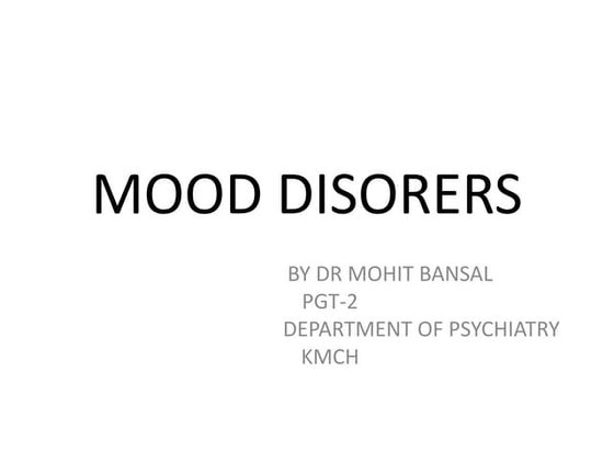 Bipolar disorder | PPT