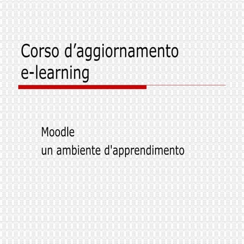 Moodle | PPT | Technology & Computing