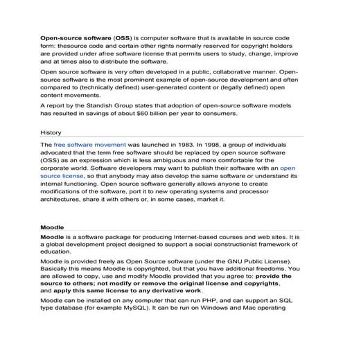 Moodle Introduction Docx Shareware And Freeware Computer Software