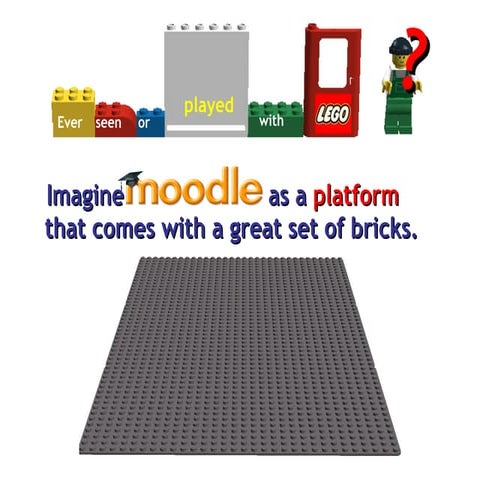 Moodle explained with lego (short version) | PPT