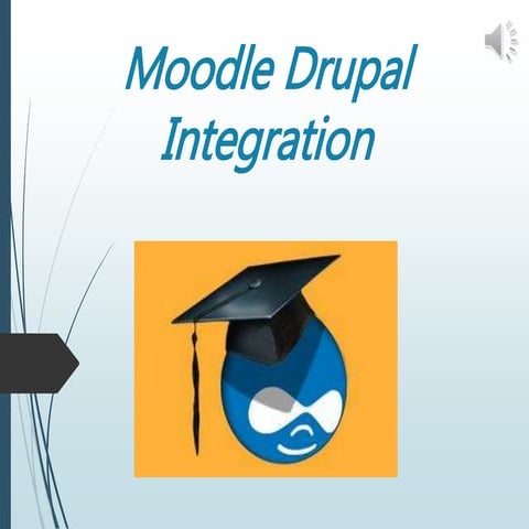 Moodle Drupal Integration | PPTX | Web Development | Internet