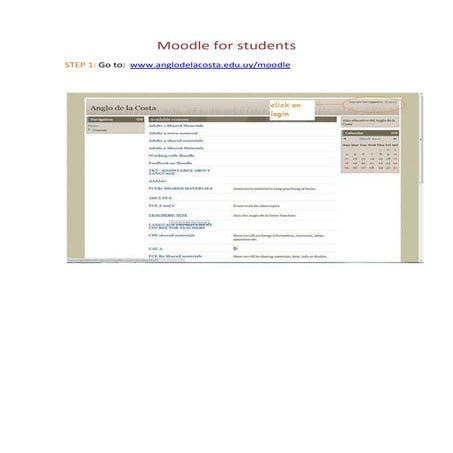 Moodle for students | DOCX