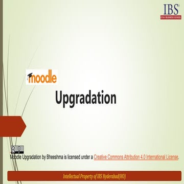 Moodle upgradation | PPT
