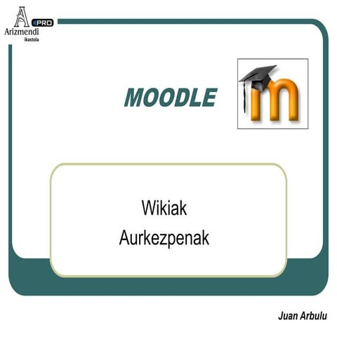 Moodle wiki aurkezpenak | PDF