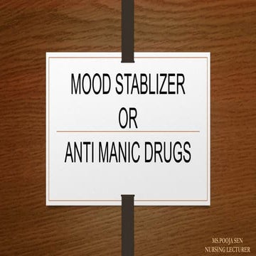 MOOD STABLIZERS DRUGS.pptx