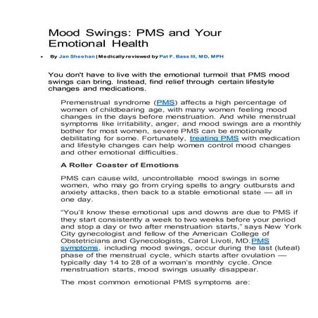 Mood swings | DOCX
