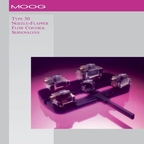 Moog 30 series catalog tonight | PDF