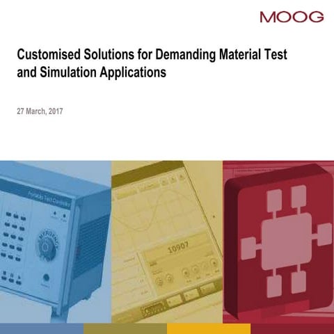 Moog Test and Simulation Overview | PPTX