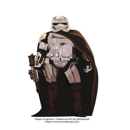 Mookeep paper-sculpture-template-starwars-captain-plasma | PDF