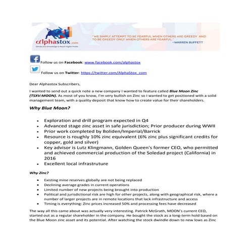 Blue Moon - Alphastox - July 2017 | PDF