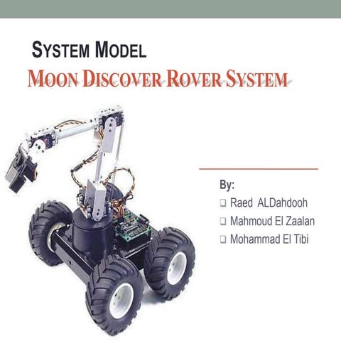 System Modeling (Moon discover rover system) | PPT