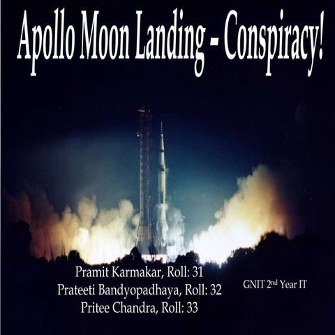 Moon landing conspiracy | PPTX