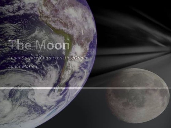 The Moon | PPTX | Geography | Science