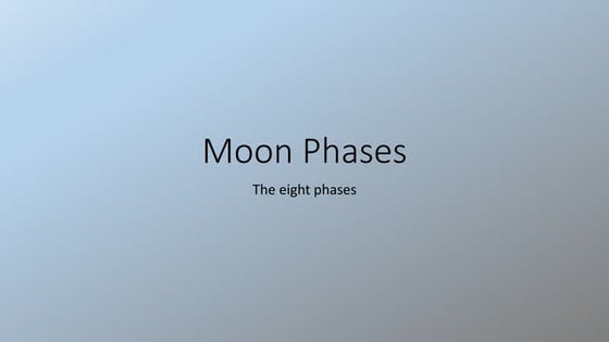 The moon fiona | PPT