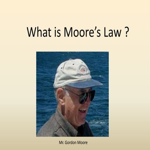 An introduction to Moore's law | PPTX