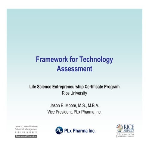 Moore Tech Assess April 2009 (L) | PDF | Pharmaceutical Industry ...