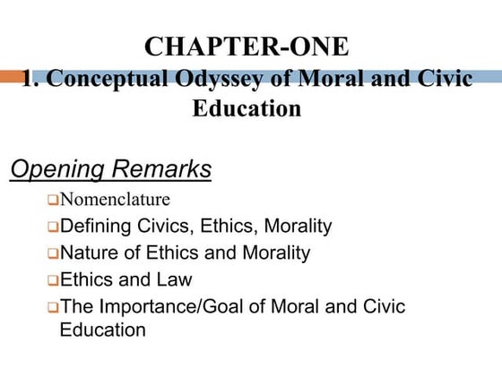 Moral and Civic Education Chapter One PP.pptx