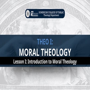 Introduction to moral theology | PPTX