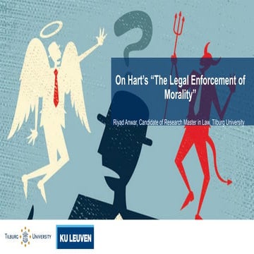 Moral and law - On Hart's Legal Enforcement of Morality | PDF