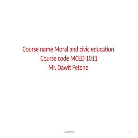 Moral and Civic Education Chapter One PP.pptx