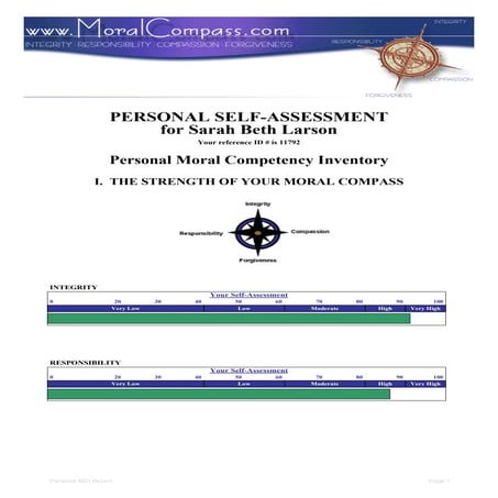 Moral compass | PDF | Standardized Testing | Educational Assessment