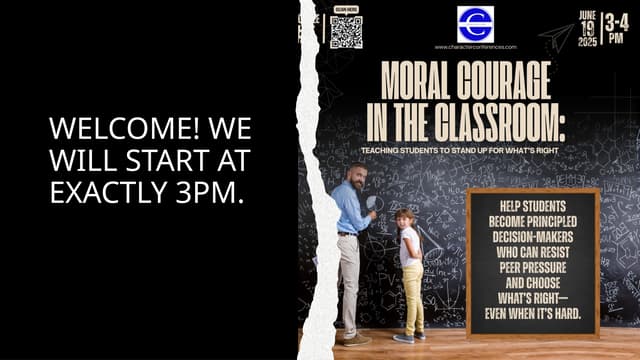 The moral courage | PPTX | Law